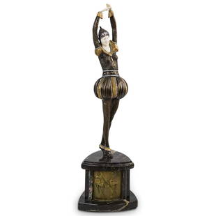 D.h Chiparus Bronze Sculpture