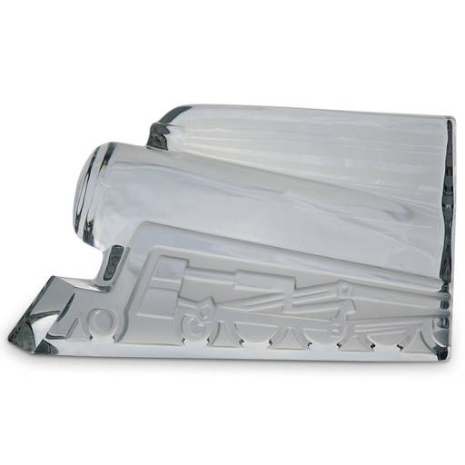 Daum Crystal Train Sculpture