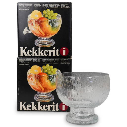 (2 Pc) Mid Century Iittala Kekkerit Glass Set