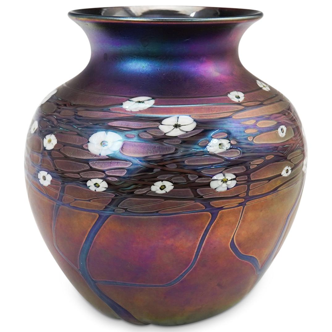 Zellique Studio Signed Art Glass Vase - Apr 20, 2013 | Wickliff ...