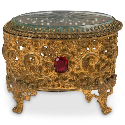 Victorian Ornate Jewelry Casket - Apr 06, 2021 | Akiba Antiques in FL