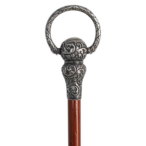 English Sterling Silver Swagger Stick