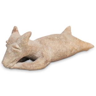Pre Columbian Style Mexican Colima Pottery Dog