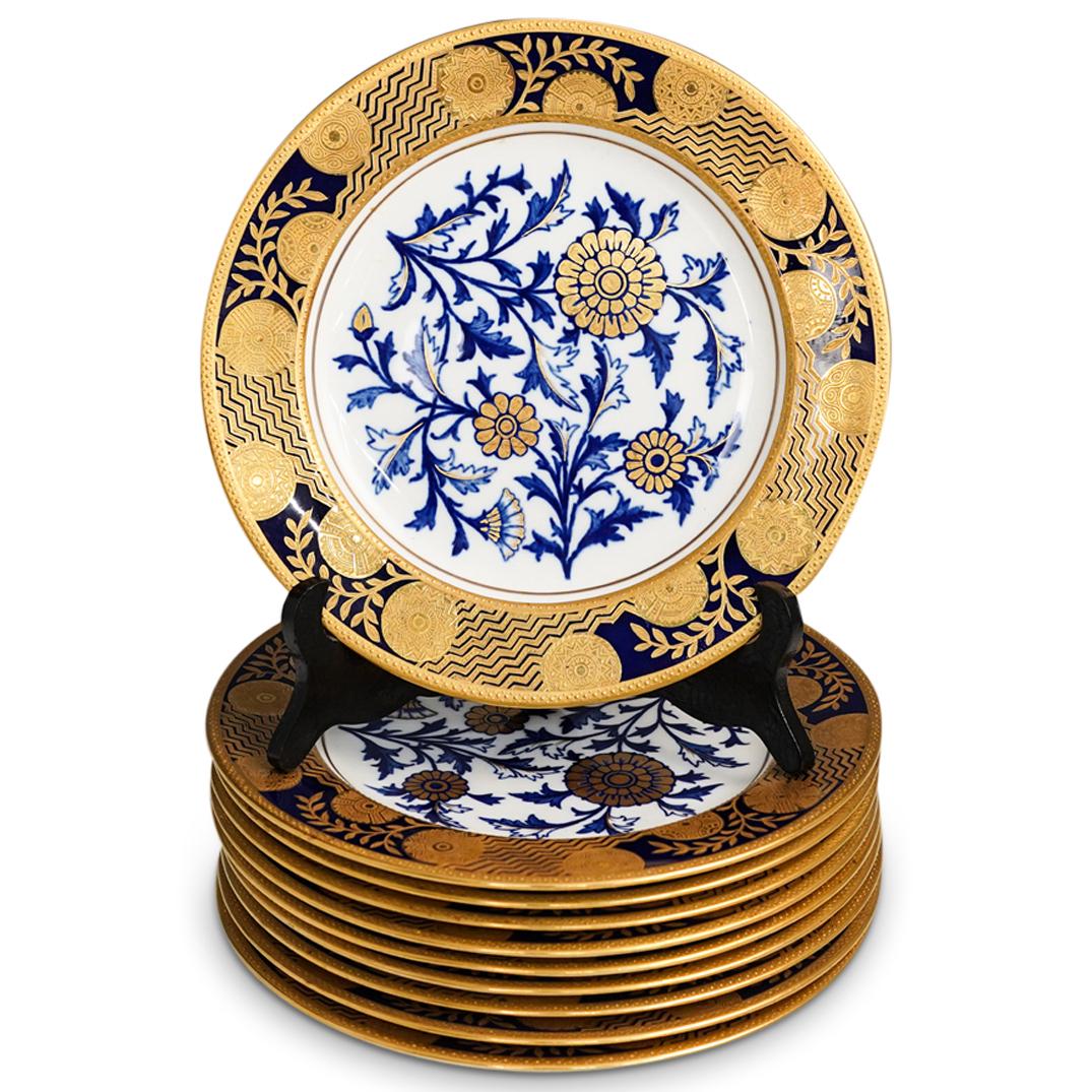 (10) Ten Rare Minton Plates