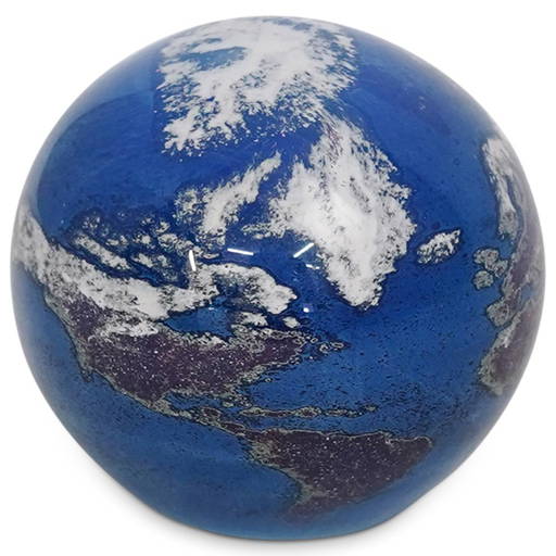 James Lundberg Earth Globe Paperweight