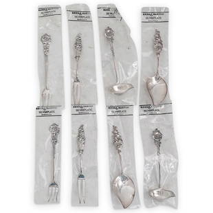 (8 Pc) Reed & Barton Silverplate Party Serving Set