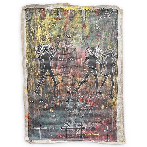 Stivenson Magloire (haitian) Signed Voudou Motif