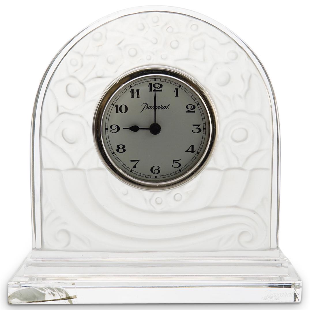 Baccarat Crystal Clock