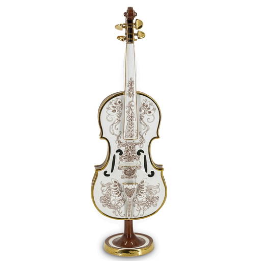 Fornasetti Style Porcelain Violin
