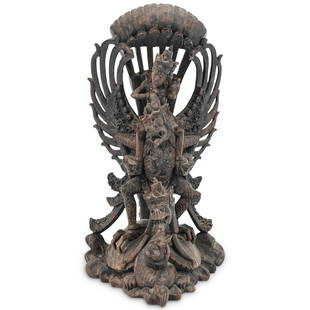 Bacchus Statue Riding A Turtle