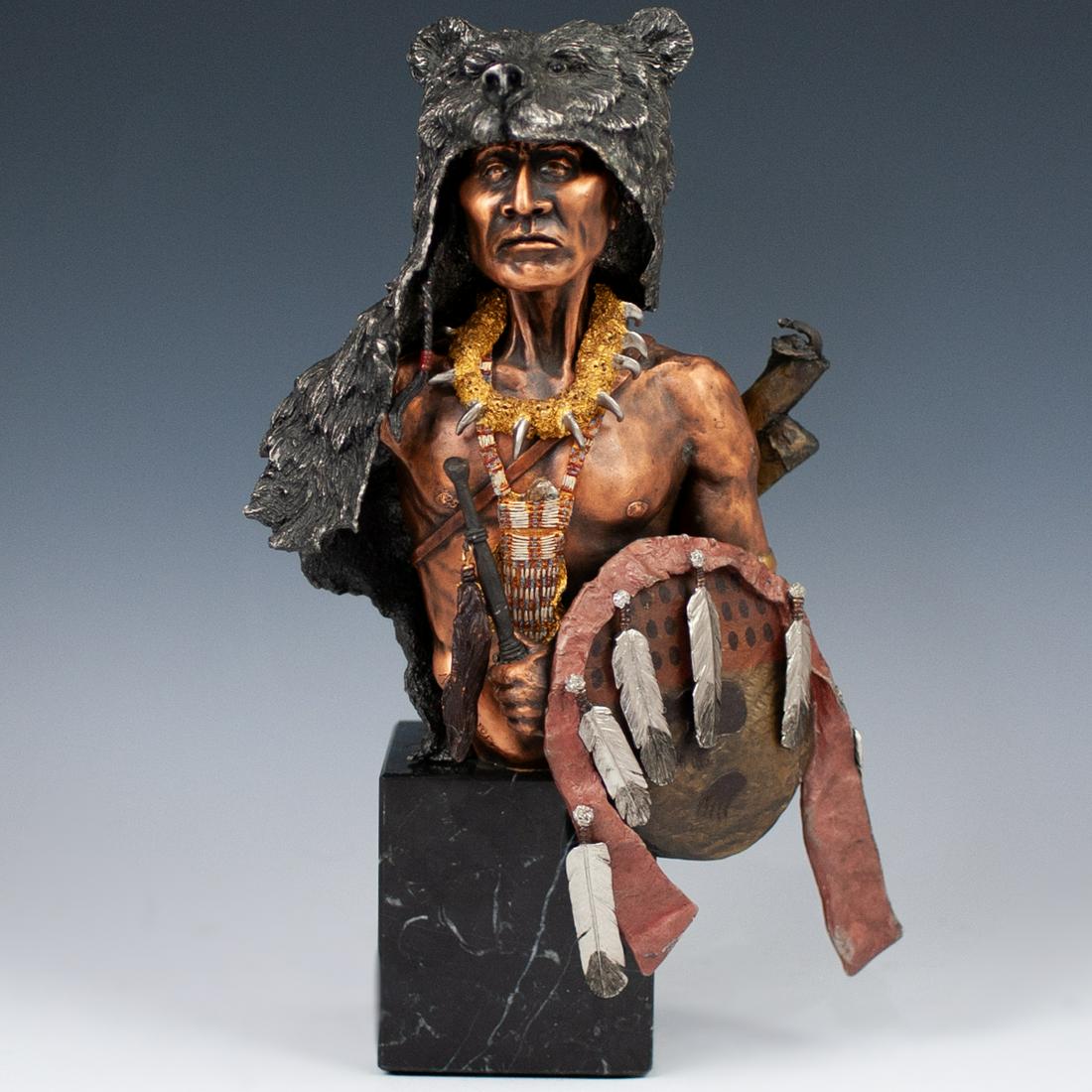 Ann Mcgrory "bear Vision" Mixed Bronze