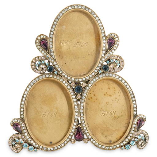 Jay Strongwater Three Slot Picture Frame - Apr 14, 2022 | Akiba ...