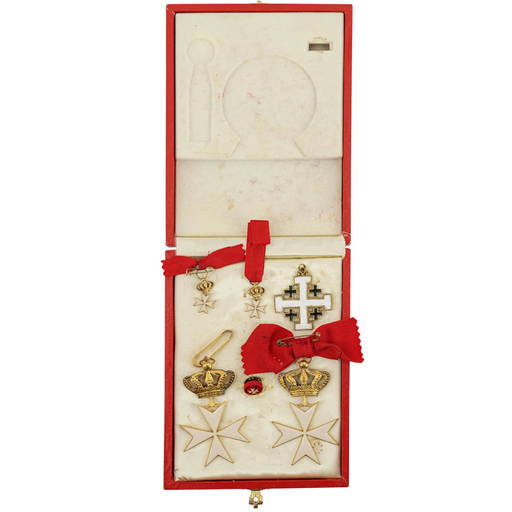 (6pc) Order Of Saint John Crosses & Jerusalem Cross