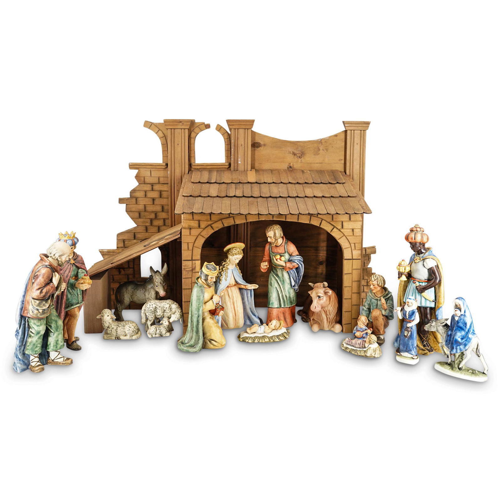 (16pc) Goebel Nativity Scene Figurines