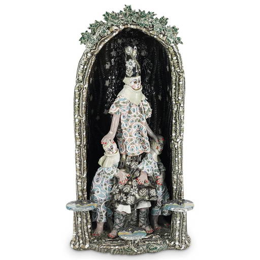 Jane Peiser (1932-2022) Ceramic Three Figure Sculpture (#0001) on Jul ...