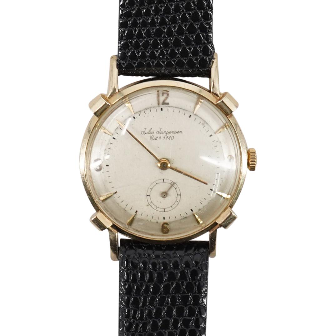 Vintage 14k Gold Jules Jurgensen Watch