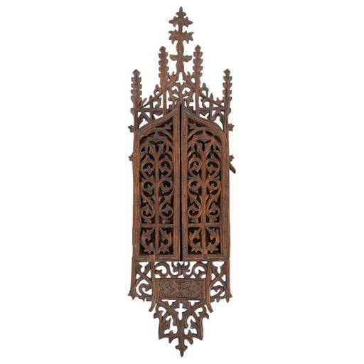 18th to 19th C. German Reticulated Carved Wooden Icon Frame (#0205) on ...