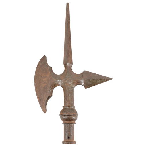 Antique European Iron Halberd Head