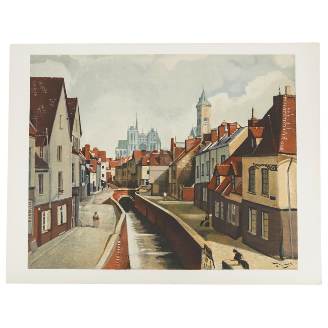 Andre Derain (french, 1880) "amiens" Lithograph