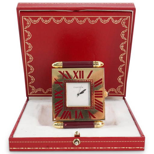 Cartier Travel Watch With Original Paperwork And Box