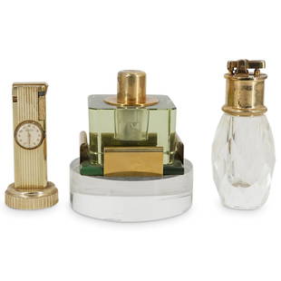 (15 Pc) Assorted Vintage Desk Lighters Grouping Set