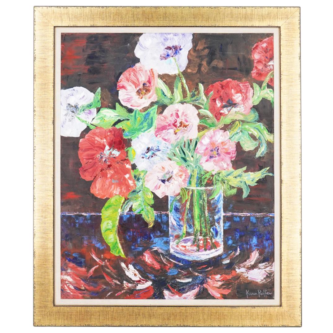Karen Rolfes (American, 20th Cent.) Oil Painting On Canvas - Oct 18 ...