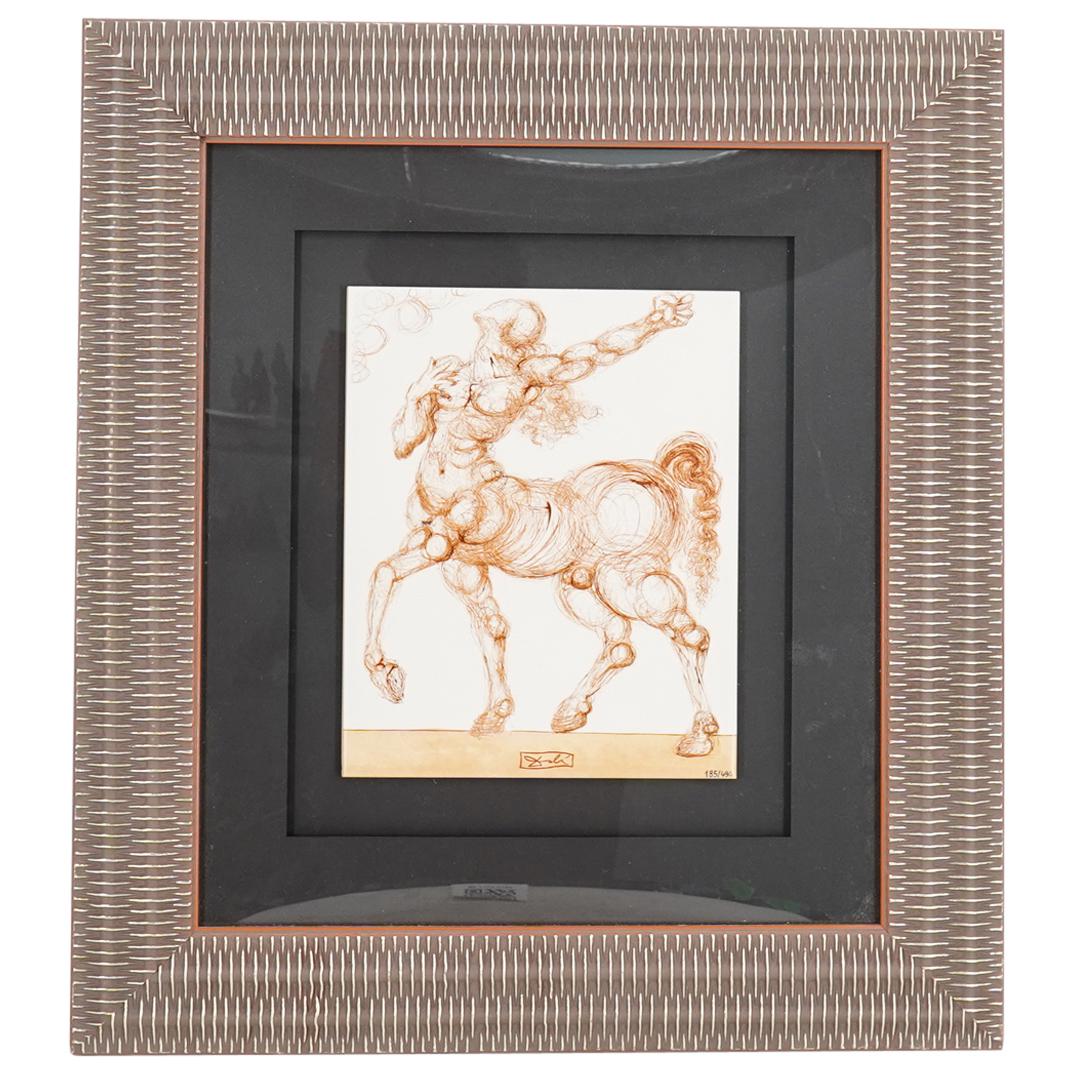 After Salvador Dali Centaur Ceramic Tile 185/490
