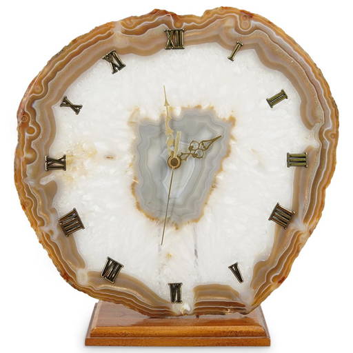 Sliced Geode Agate Clock - Nov 15, 2022 | Akiba Galleries in FL
