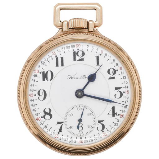Hamilton "992" Gold Filled Railroad Pocket Watch
