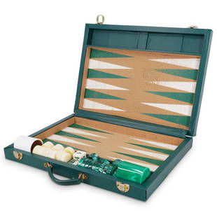 Vintage Crisloid Bakelite Backgammon Set