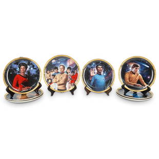 The Hamilton Collection Commemorative Train Plates