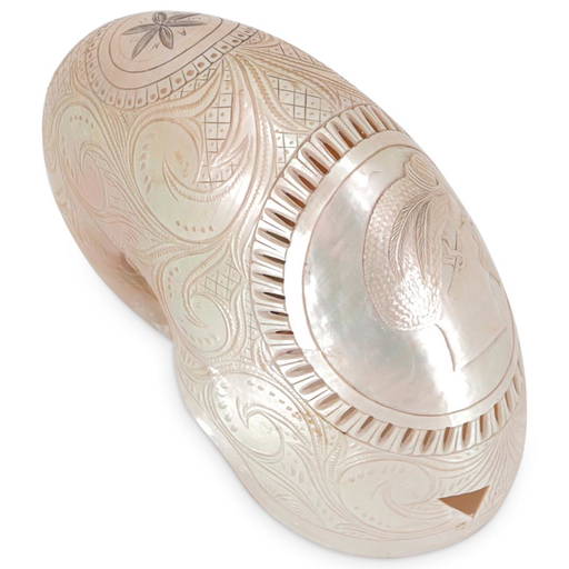 Antique New Caledonia Carved Nautilus Shell - Dec 27, 2022 | Akiba ...