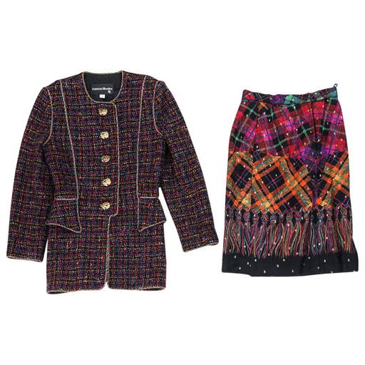 (2 Pc) Vintage Patricia Rhodes 2-Piece Wool Tweed Suit Ensemble (#0479 ...