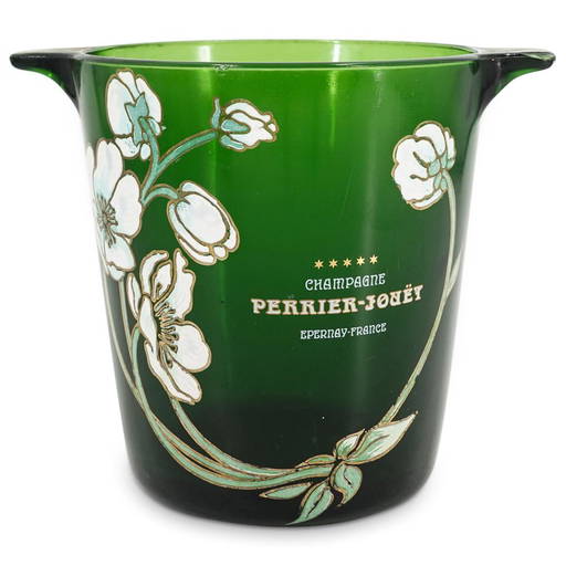 French Perrier-Jouet Enameled Glass Champagne Ice Bucket (#0580) on Jan ...
