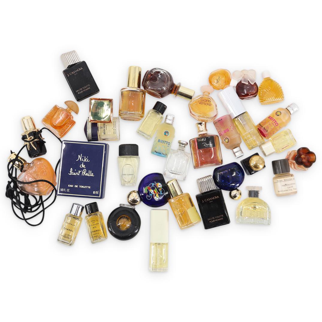 Vintage Guerlain Perfume, And Assorted Miniature Bottles