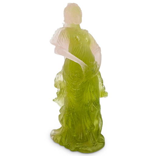 Daum Pate De Verre Glass Woman With Flowers (#0009) on Mar 07, 2023 ...
