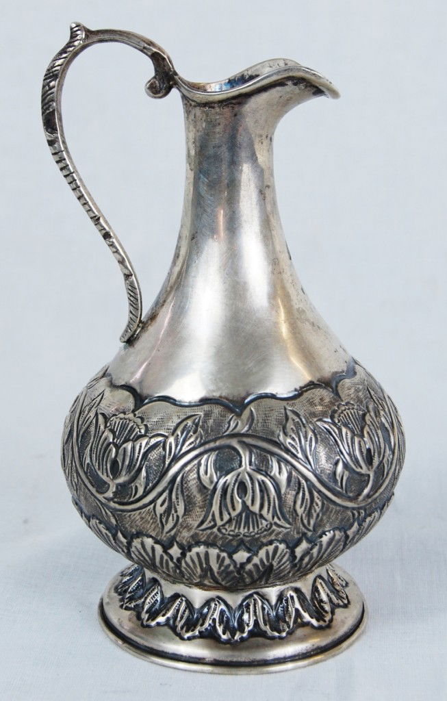 Antique Sterling Silver Pitcher. Marked
