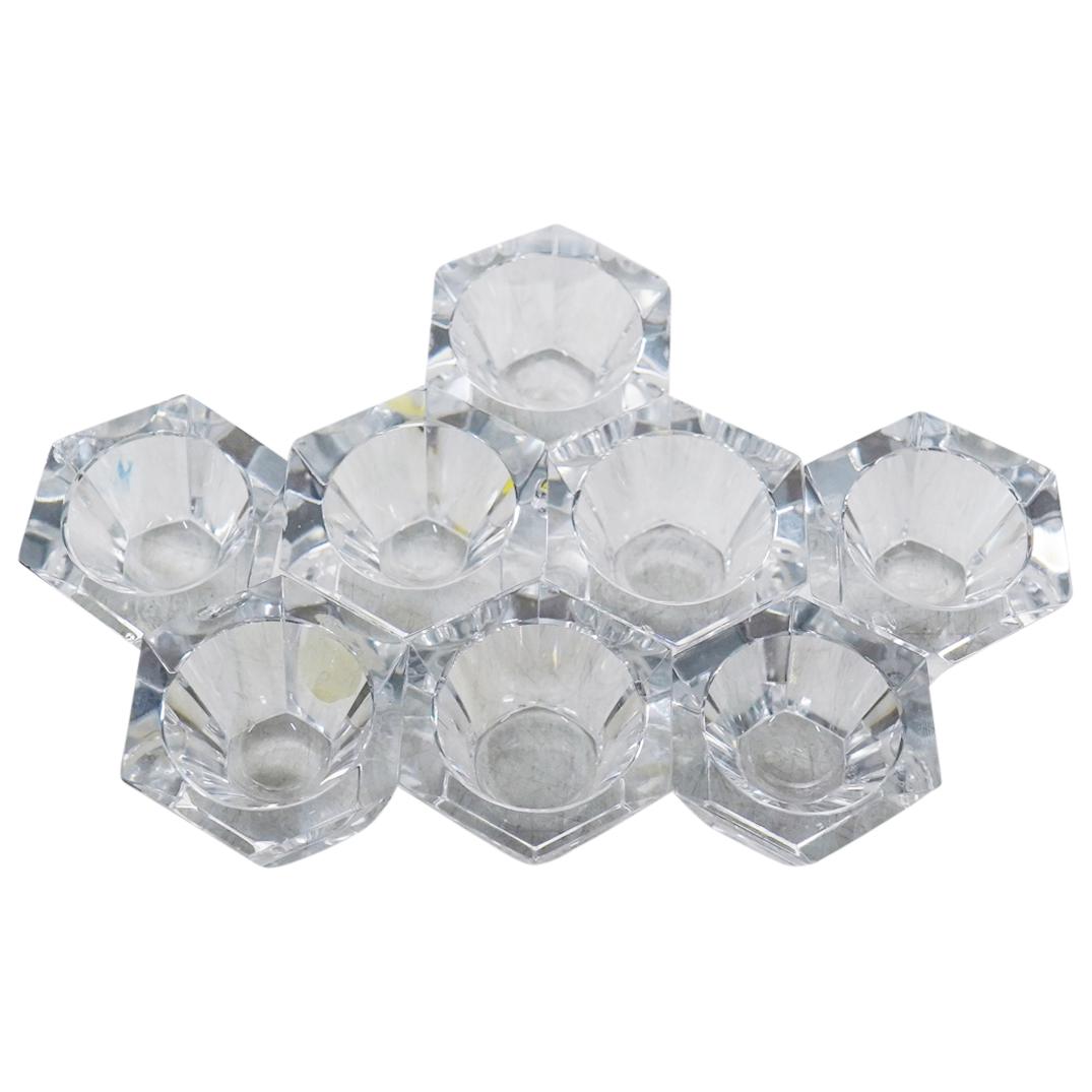(8 Pc) Baccarat Hexagonal Faceted Salt Cellar Set - Mar 28, 2023 ...