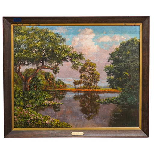 Albert Ernest Backus (1906 1990) Oil On Board