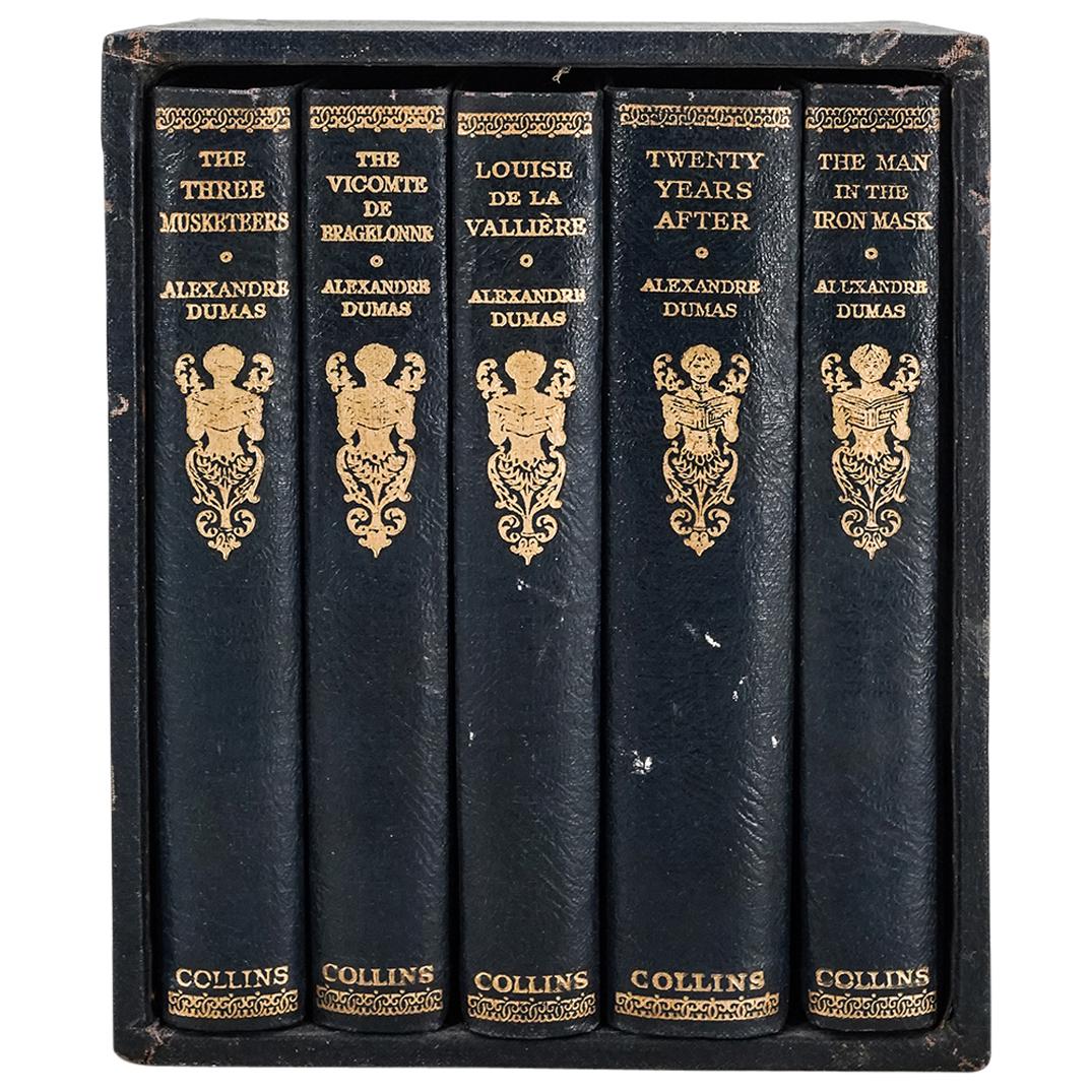 (5 Pc) Alexandre Dumas Collins Library Of Classics Book Collection