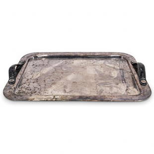 Continental Rectangular Silver Tray