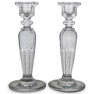 Pair Ralph Lauren "channing Stag" Candlesticks