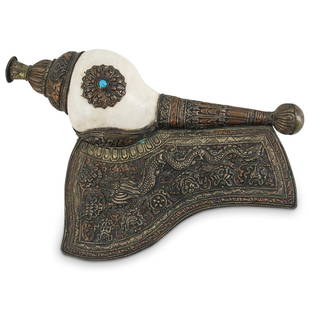 Antique Conch Shell Horn