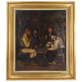 ANTIQUE GERMAN PASTORAL SCENE OIL PAINTING SIGNED - Jun 04, 2022 ...