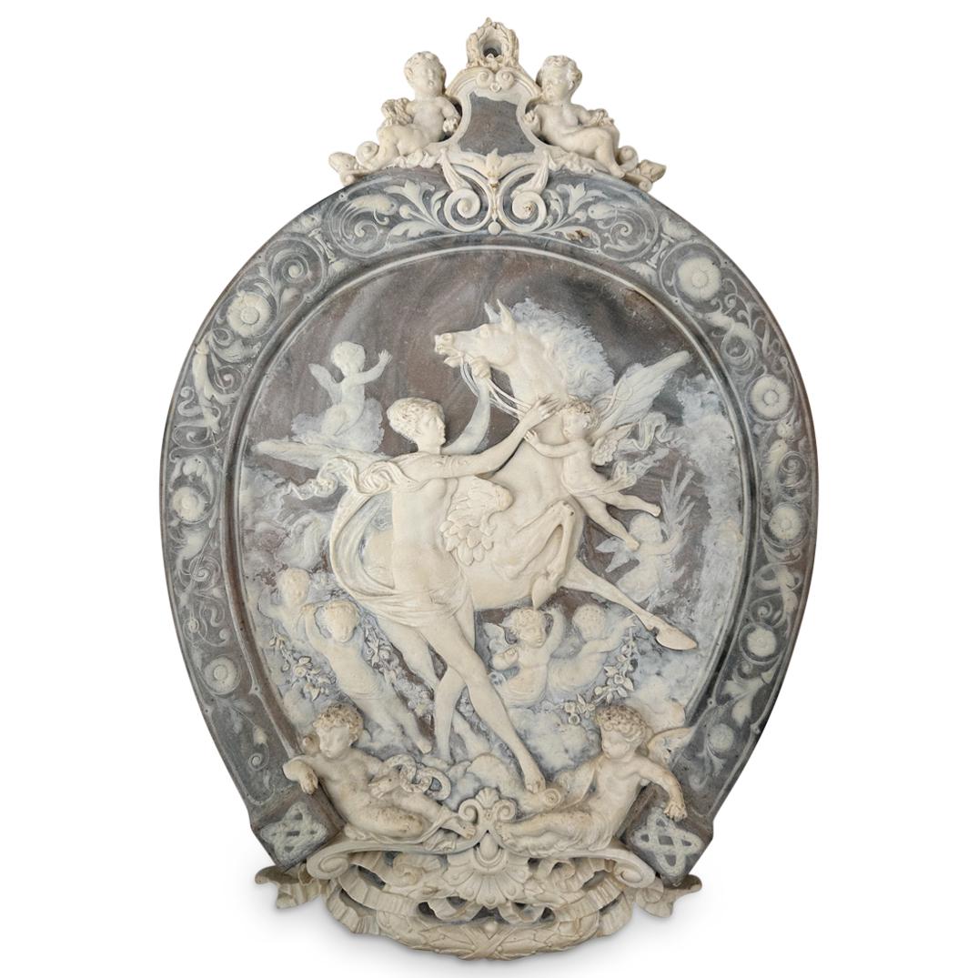 Incolay Cameo Pegasus Plaque