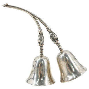 Vintage Sterling Silver Handled Dinner Hand Bell