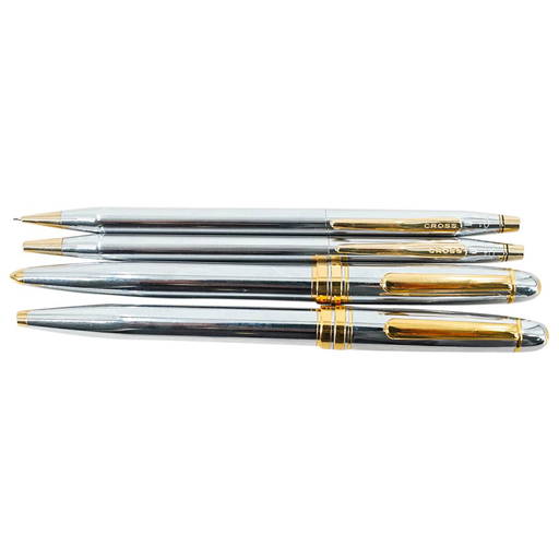 (4 Pc) Ballpoint & Refillable Pencil Pen Sets