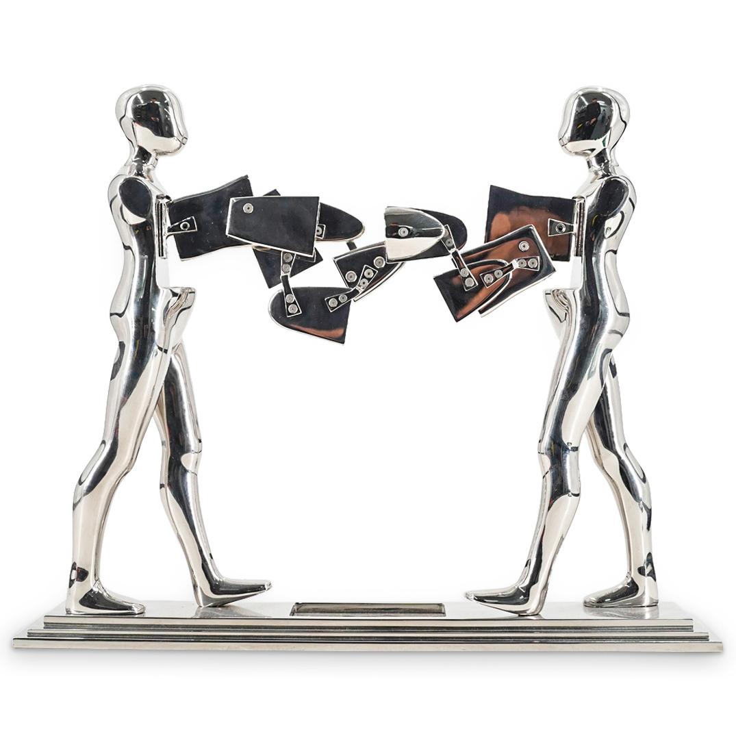 Ernest Trova (american.1927-2009) Study/falling Man "double Walking ...