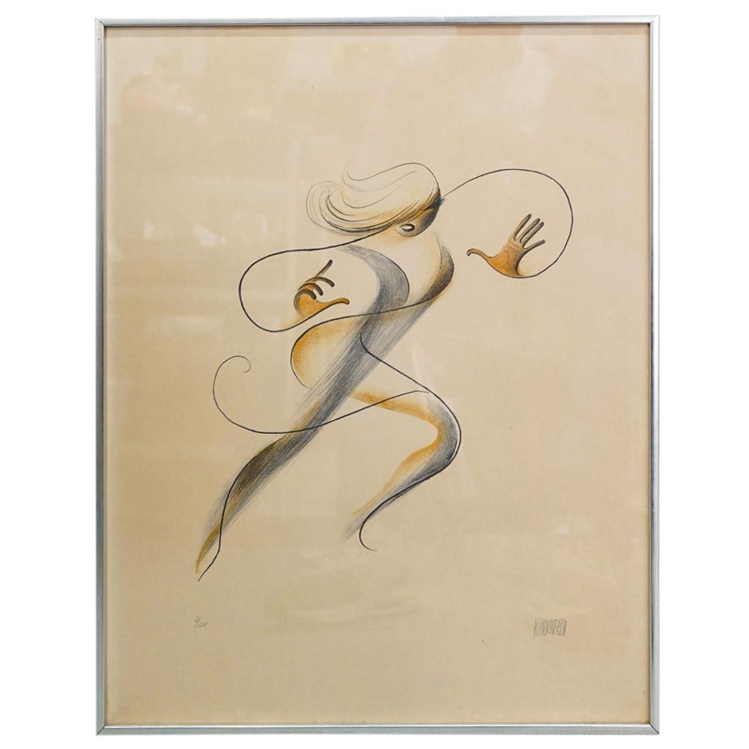 Al Hirschfeld (1903-2003) "rhythm" Lithograph In Color Auction
