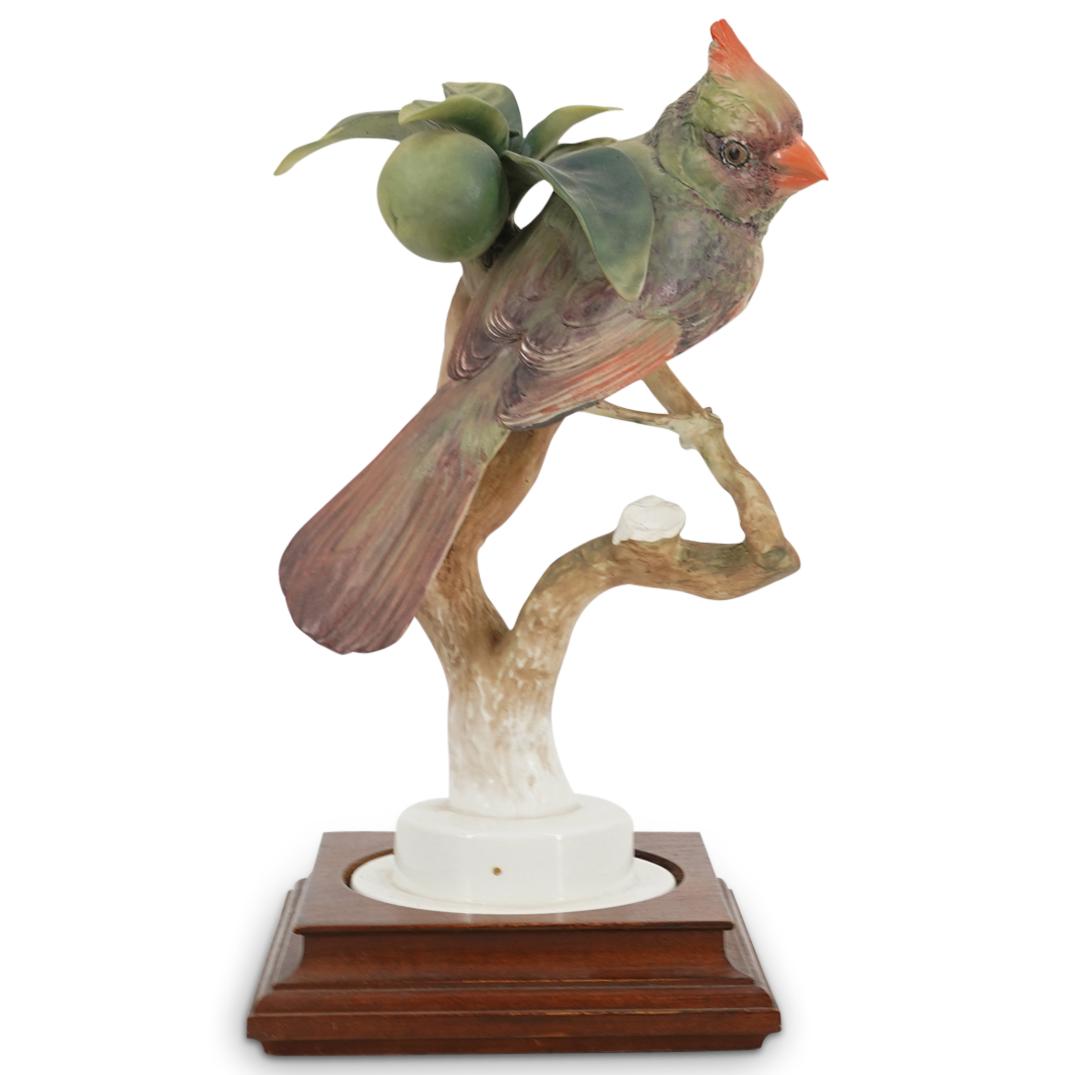 Royal Worcester "red Cardinal" Porcelain Bird Sculpture Auction